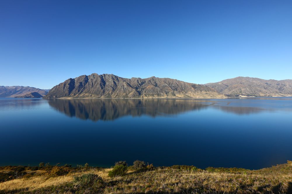 Wanaka com Lago Hawea e Lago Wanaka