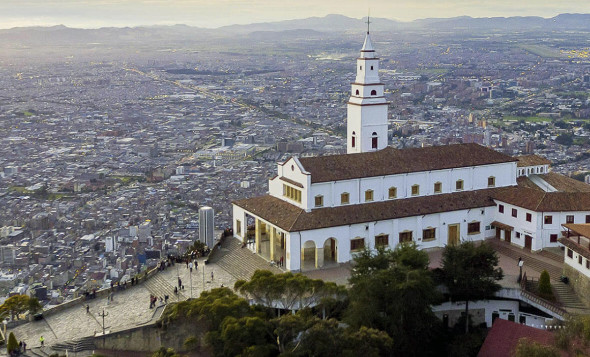 Monserrate: morro oferece a melhor vista de Bogotá