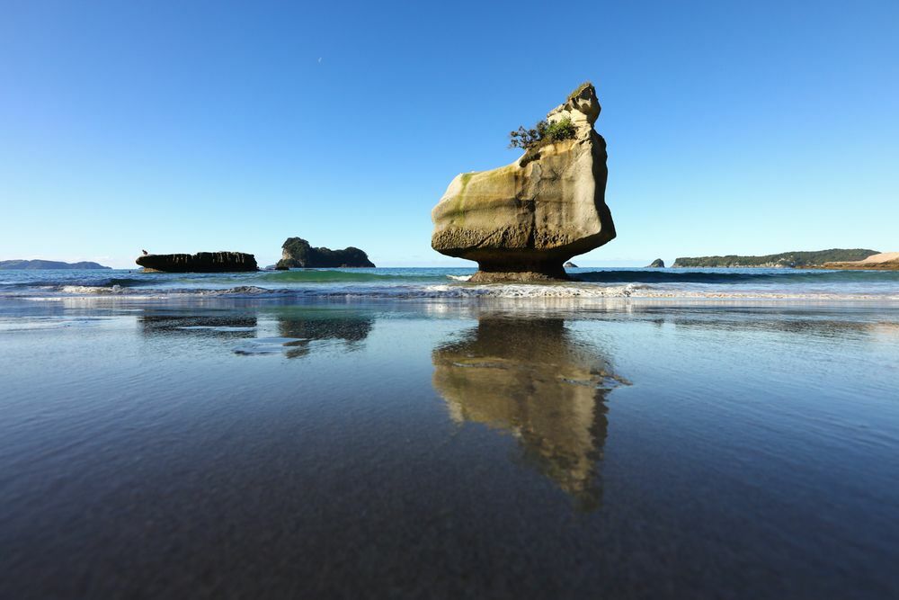 Coromandel e a Cathedral Cove