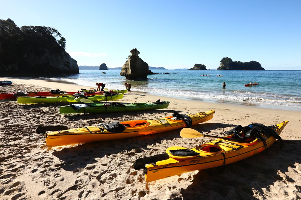 Coromandel e a Cathedral Cove