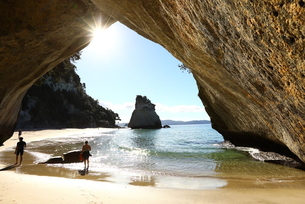 Coromandel e a Cathedral Cove
