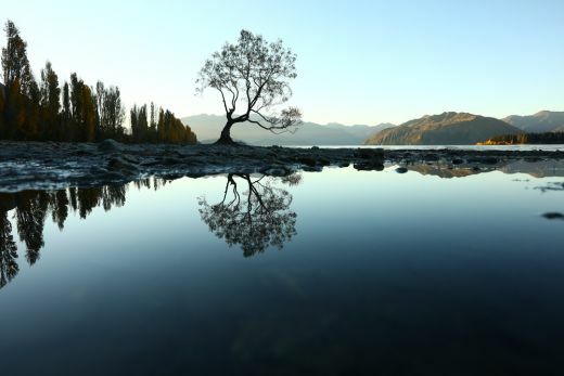 Wanaka com Lago Hawea e Lago Wanaka