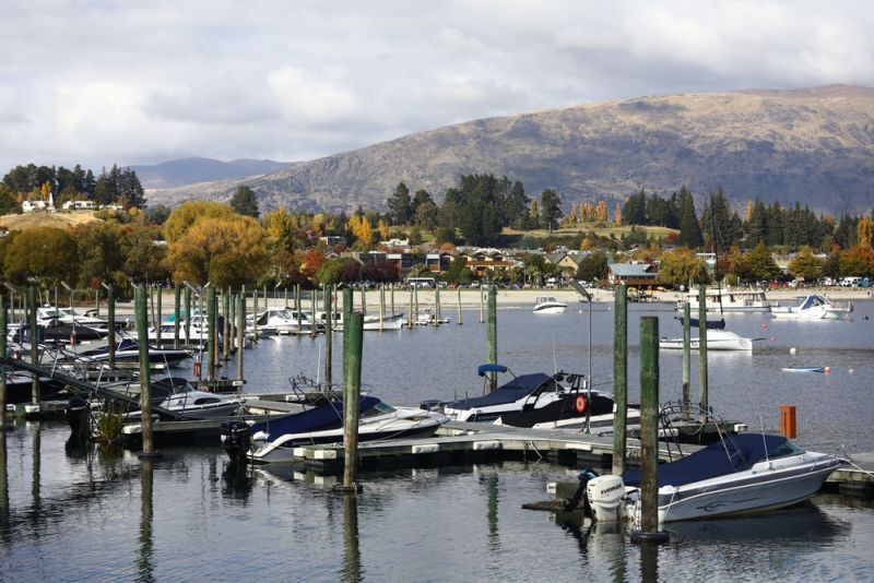 Wanaka com Lago Hawea e Lago Wanaka
